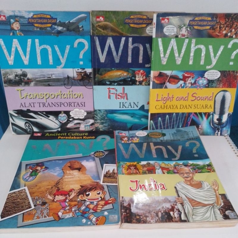 Jual BUKU SCIENCE PENGETAHUAN DASAR COMIC WHY | Shopee Indonesia