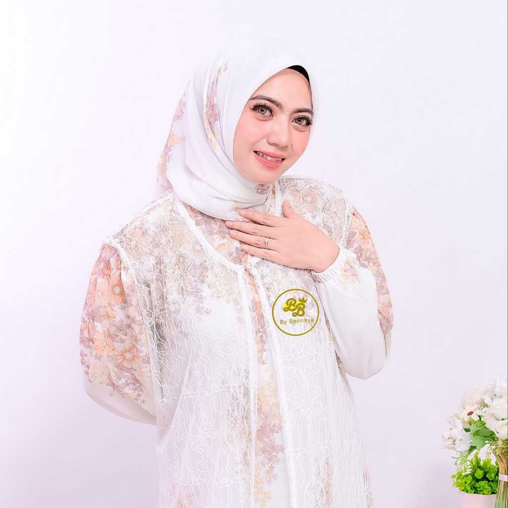 Jual GAMIS ALYA SET OUTER 3IN1 BUSUI FRIENDLY GAMIS HARI RAYA MEWAH SET ...