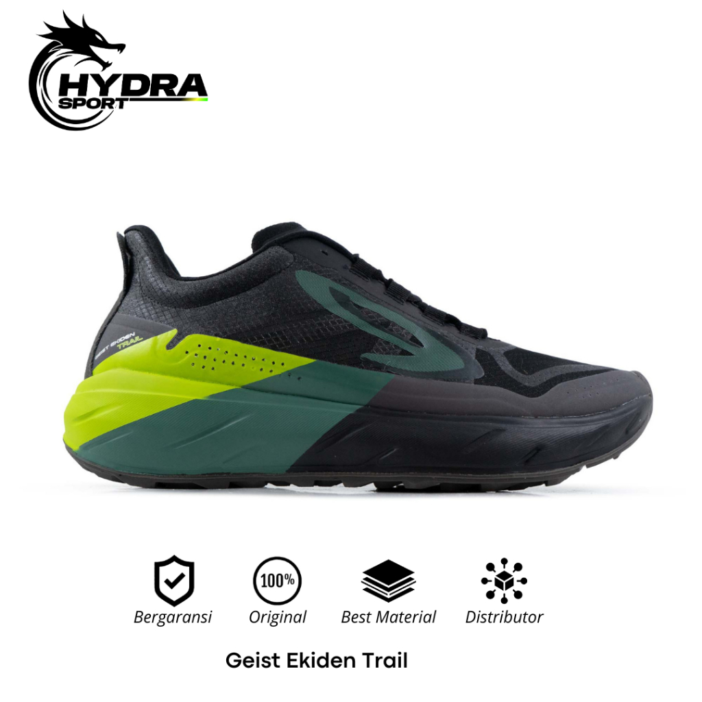 Jual SEPATU TRAIL RUN 910 NINETEN GEIST EKIDEN TRAIL ORIGINAL - HITAM ...