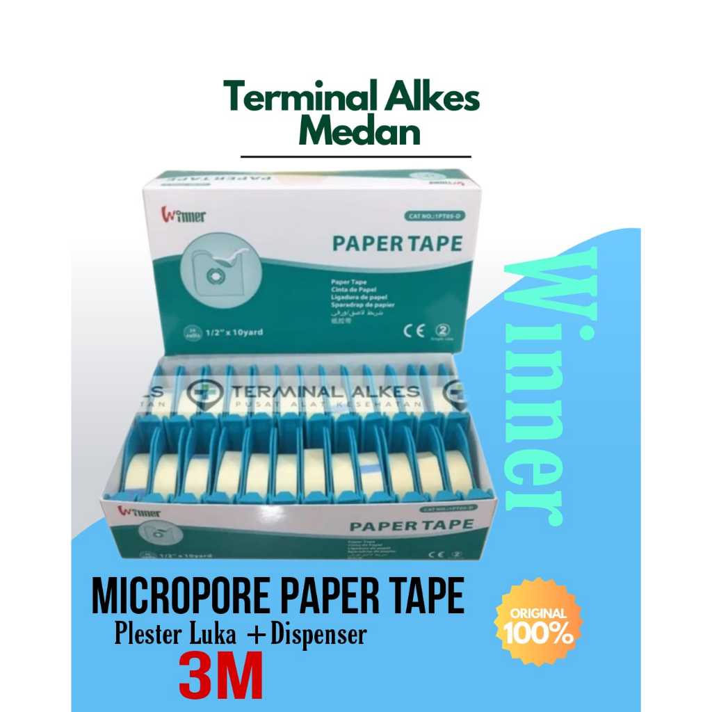 Jual MICROPORE WINNER PAPER TAPE | Shopee Indonesia