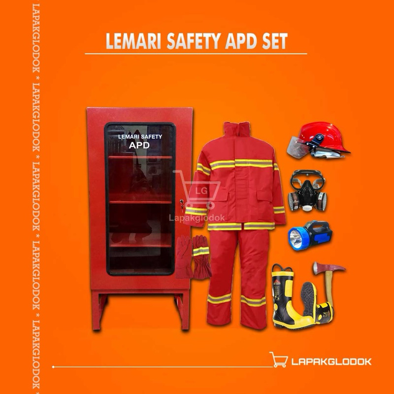 Jual Lemari Safety APD Set - Lemari Penyimpanan - Lemari Pemadam ...