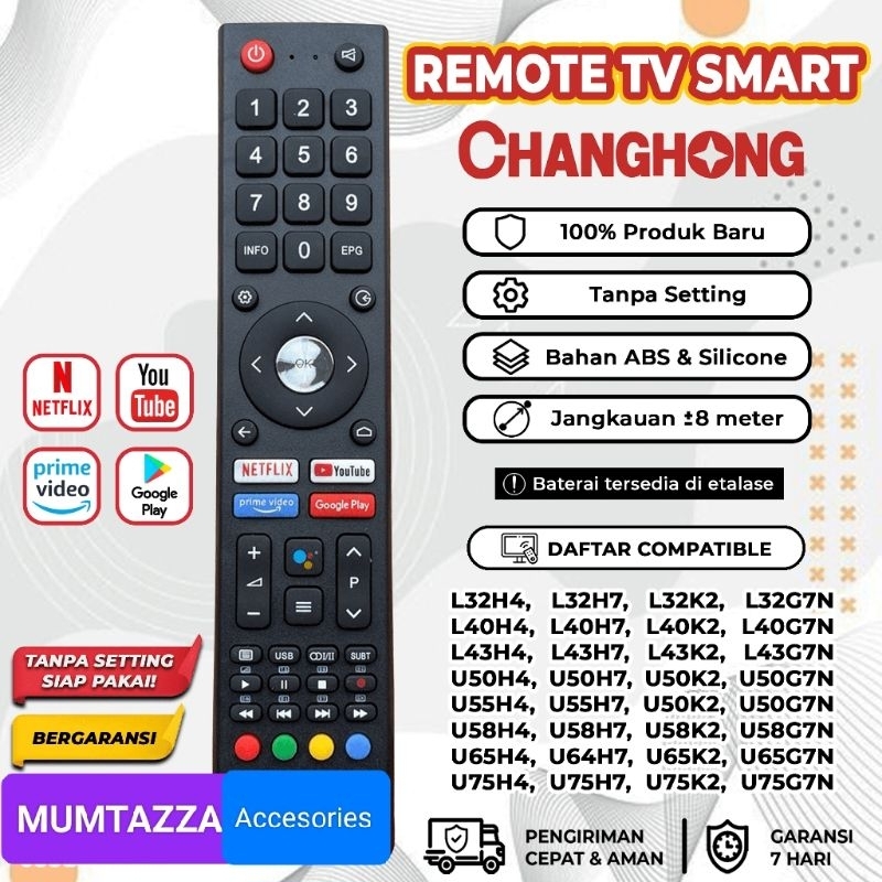 Jual REMOTE TV CHANGHONG DIGITAL,SMART, ANDROID TV standar Ori | Shopee ...