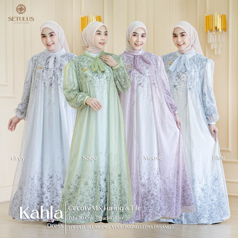 Jual [Vican] Setulus - Kahla Ninasa Osana Dress Gamis Lebaran 2025 Kekinian Mewah Elegam Muslim ...