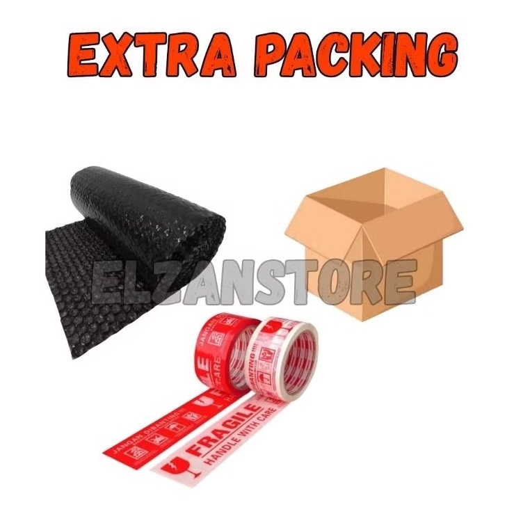 Jual EXTRA PACKING KARDUS BUBBLE WARP LAKBAN FRAGILE | Shopee Indonesia