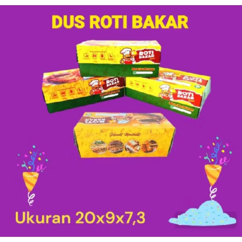 Jual Dus Roti bakar#kemasan Roti bakar#Wadah Roti bakar 1 pack (50 ...