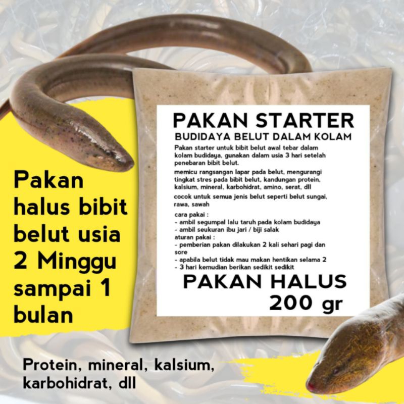 Jual pakan ternak belut | Shopee Indonesia