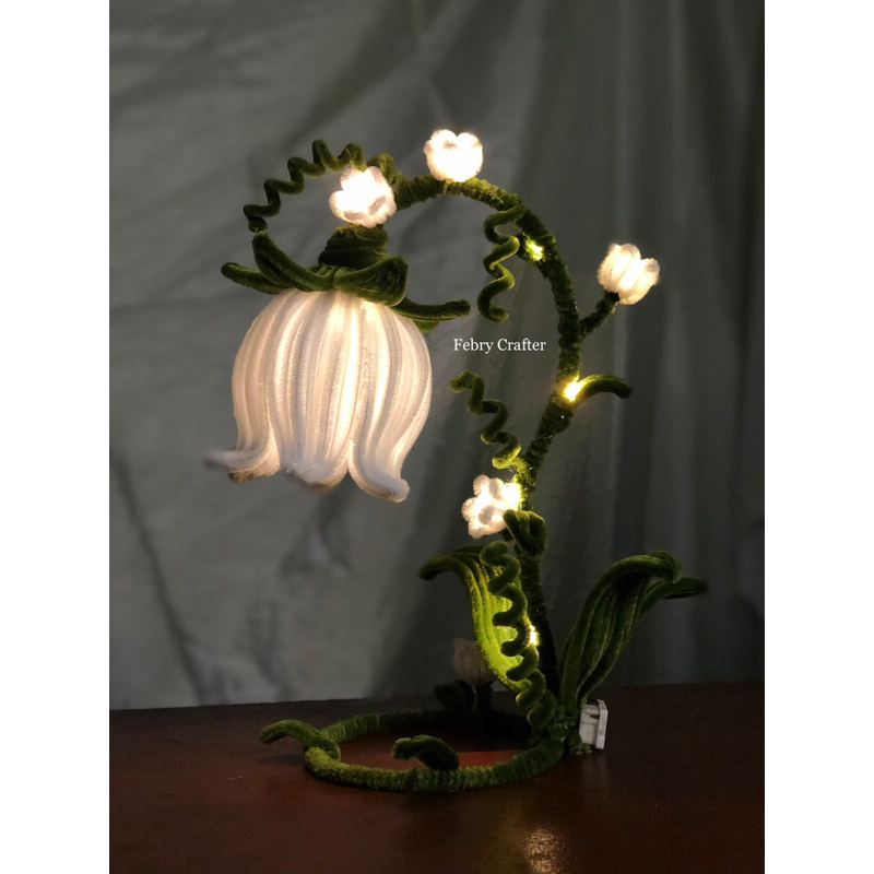 Jual Lampu aesthetic/Lampu pipecleaner/lampu dari kawat bulu/Lampu ...