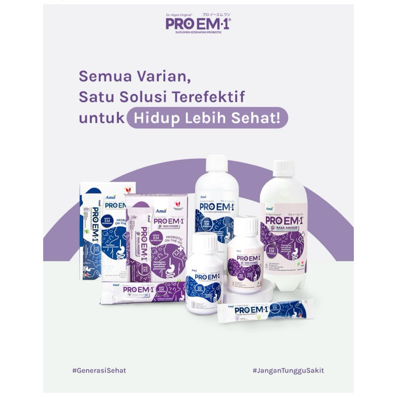 Jual PROEM1 - Suplemen Kesehatan Probiotik PROEM1 Bakteri Baik - Proem1 ...