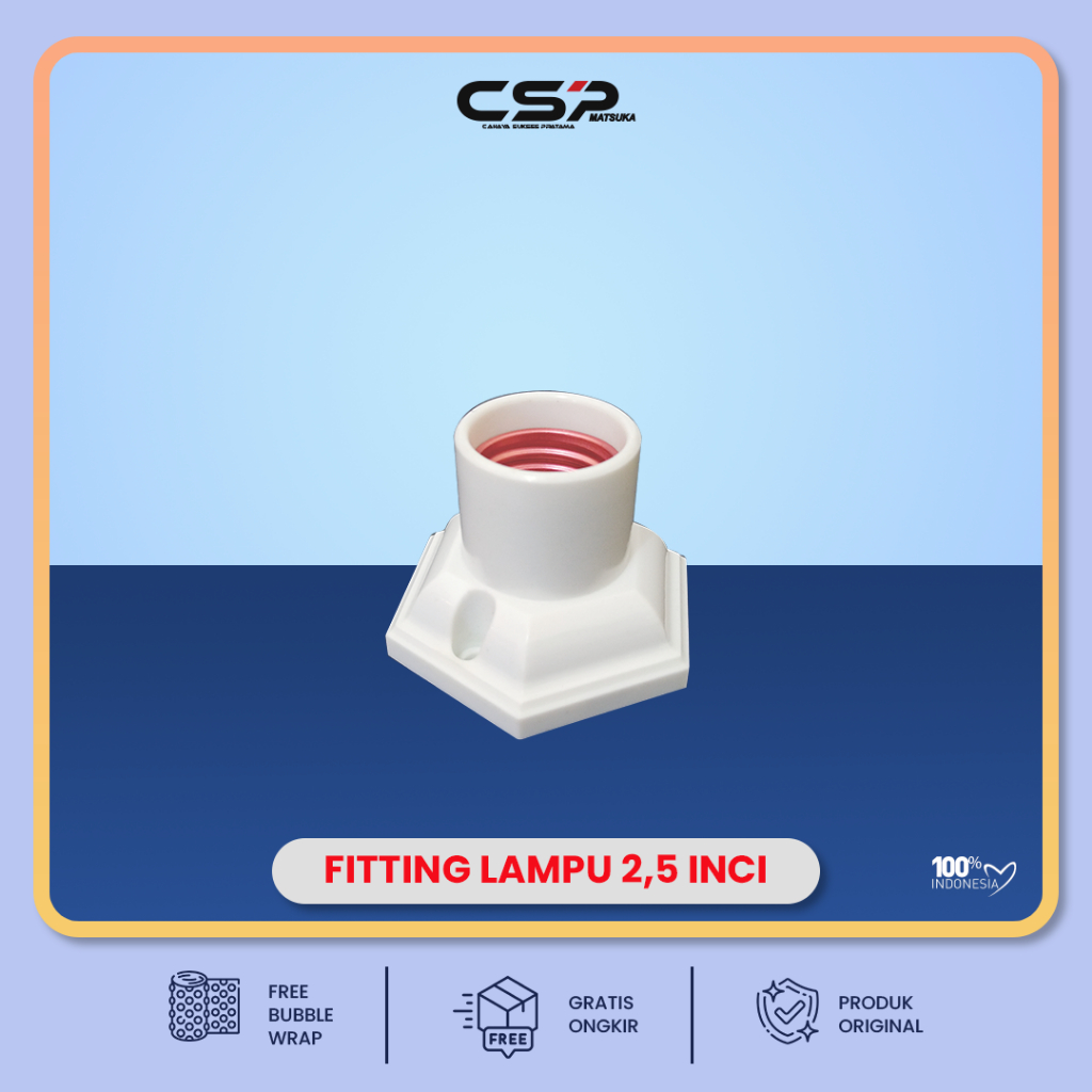 Jual [CSP_MATSUKA] Fitting Plafon/Fitting Tempel Kayu/Fitting Lampu 2,5 ...