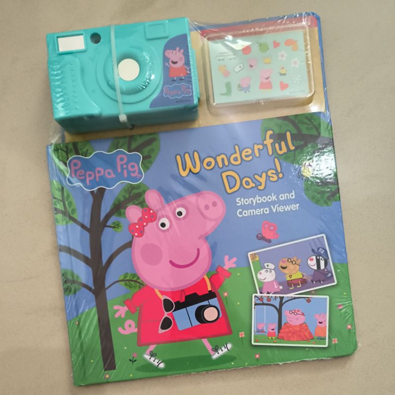 Jual Peppa pig wonderful days storybook and camera viewer | Shopee ...