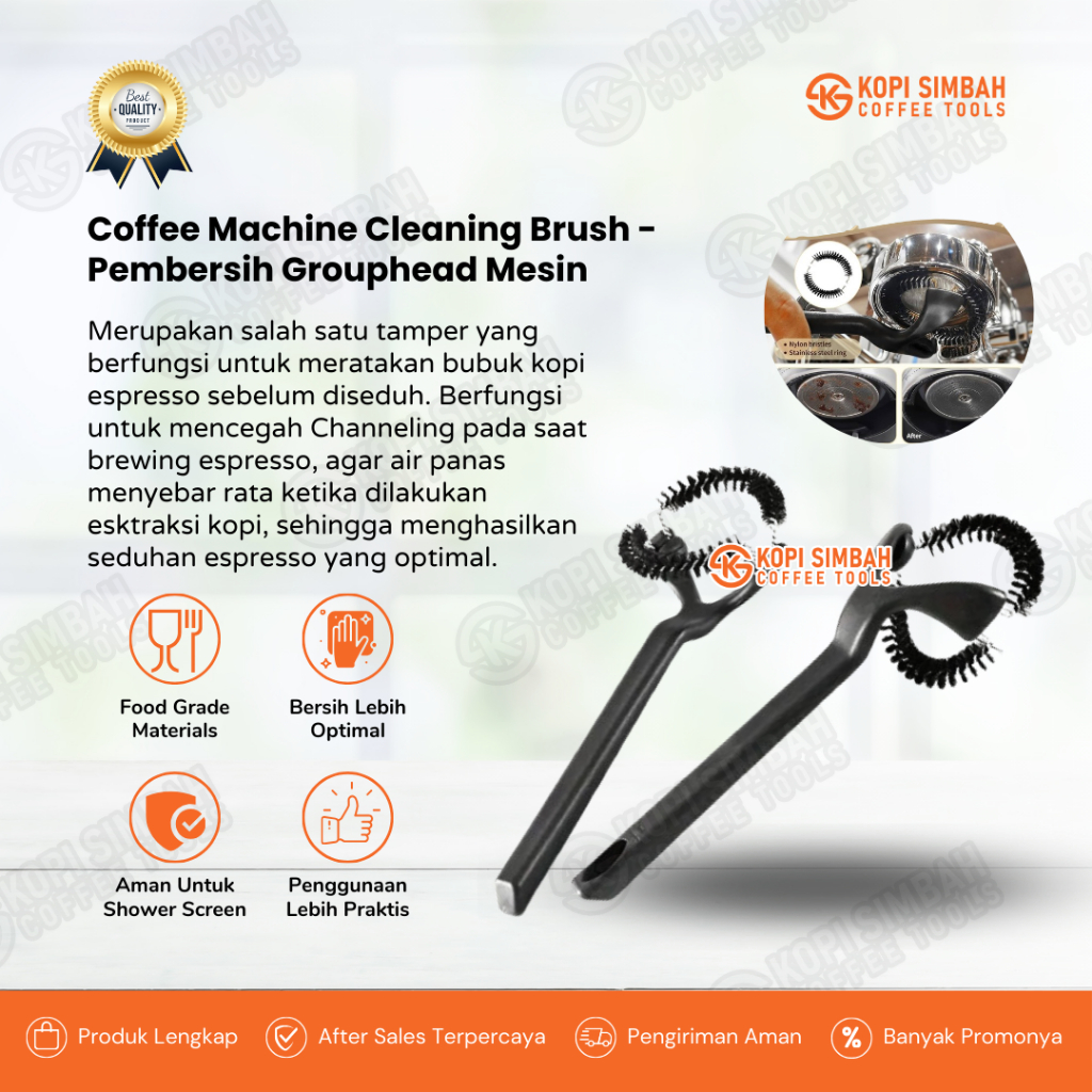 Jual Espresso Machine Clean Brush GROUPHEAD Cleaning Tools Sikat ...