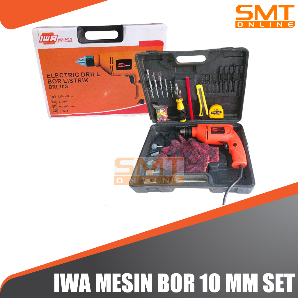 Jual Mesin Bor 10mm Bolak Balik Set Box Koper Bor Besi Dan Kayu Bor ...