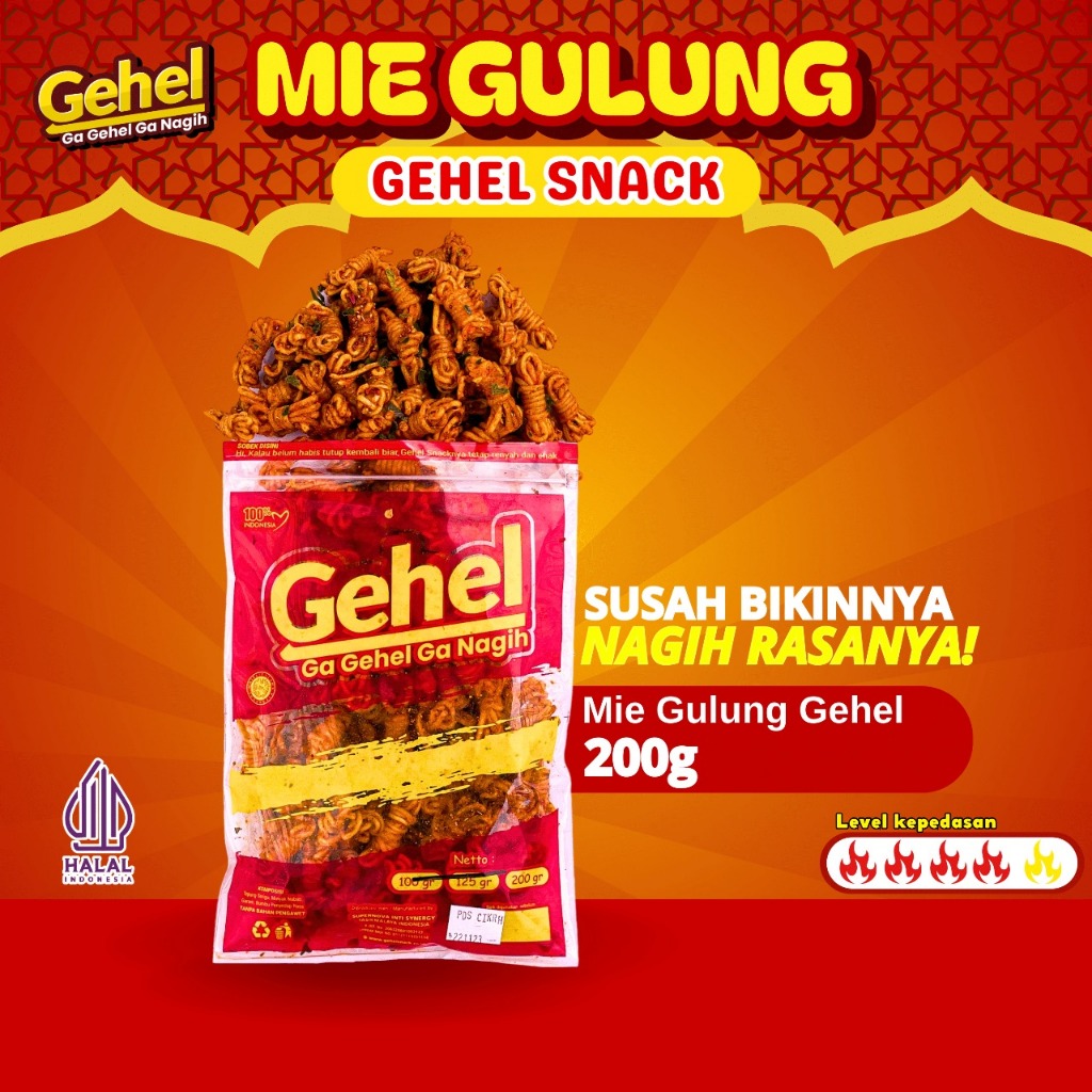 Jual NEW LAUNCHING MIE GULUNG (MILUNG) 200GR, Mie Uwel Pedas Jeruk ...