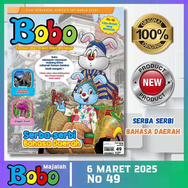 Jual Majalah Anak Bobo Terbaru Kumpulan Edisi Maret 2025 | Shopee Indonesia