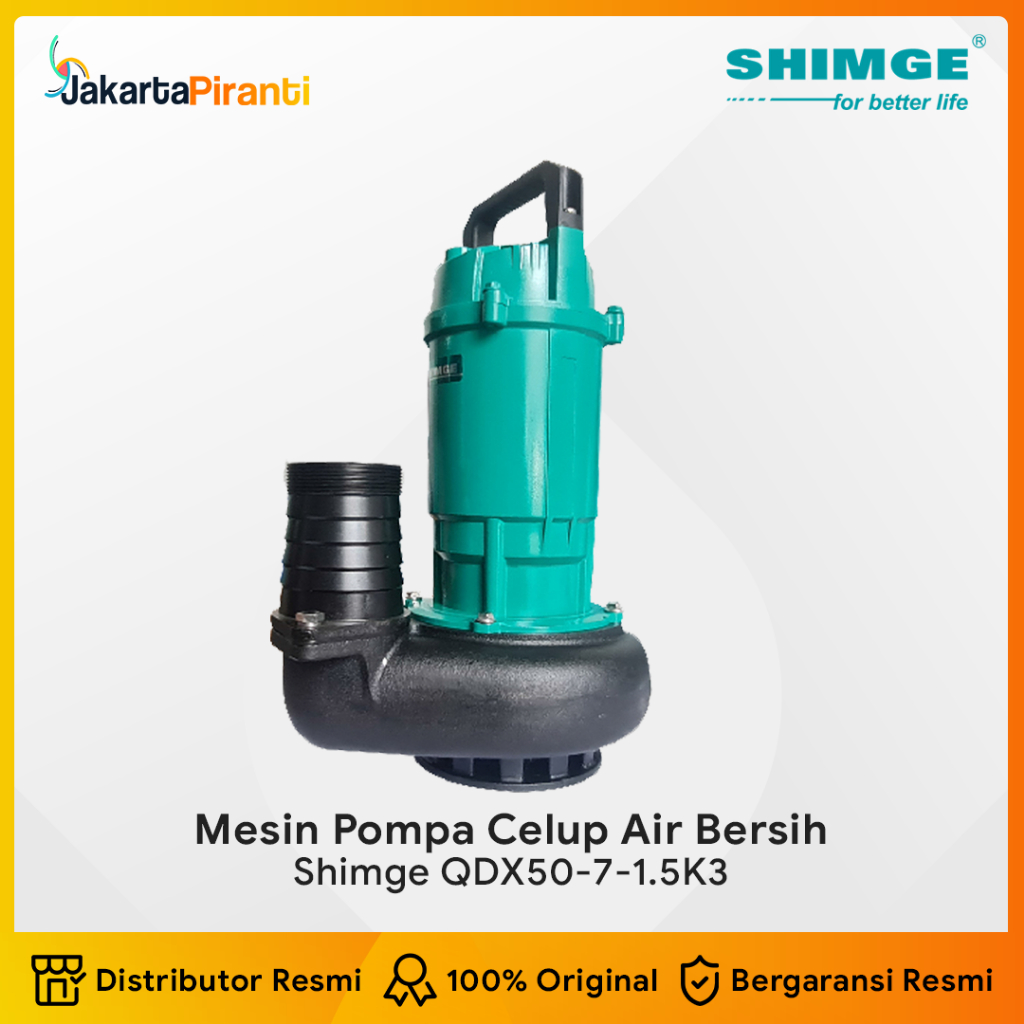 Jual Mesin Pompa Celup Air Bersih Submersible Pump Shimge QDX50-7-1.5K3 | Shopee Indonesia
