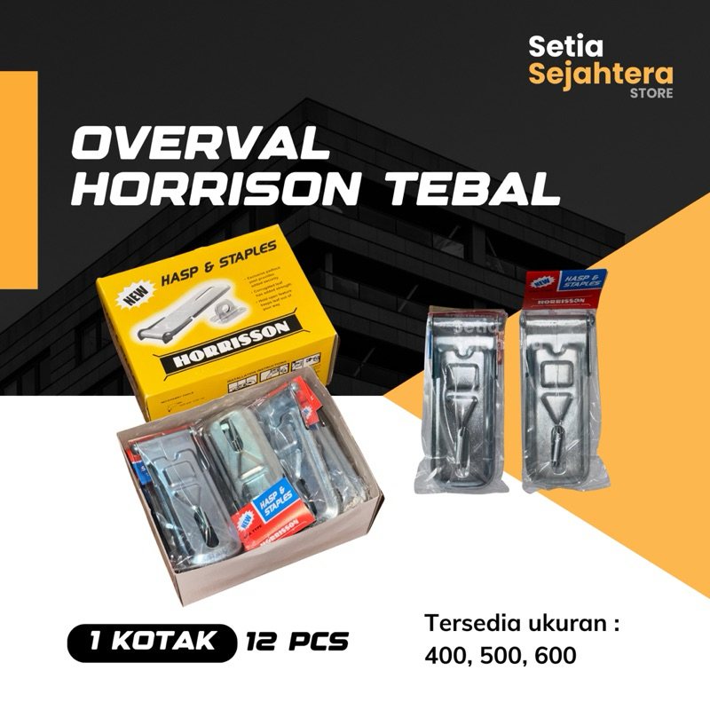 Jual HORRISSON Overval Cantolan Pintu Jumbo Tebal 400 500 600 Hasp ...
