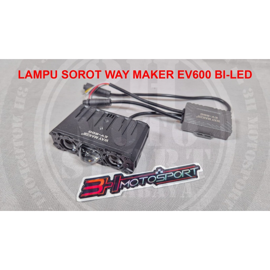 Jual LAMPU SOROT WAY MAKER EV-600 BI-LED | Shopee Indonesia