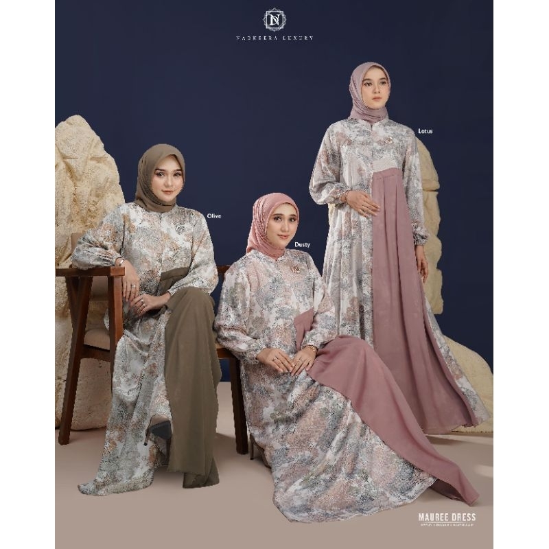 Jual MAUREE DRESS NADHEERA LUXURY | Shopee Indonesia