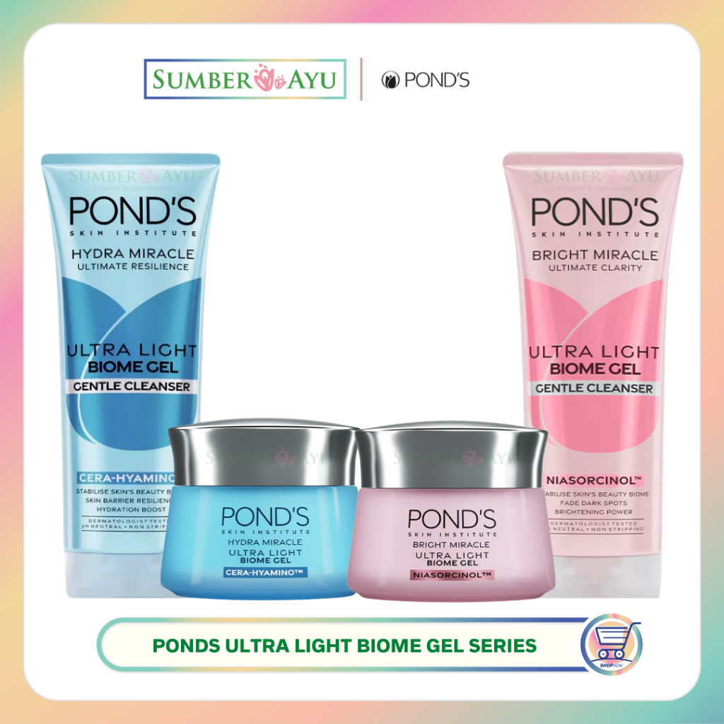 Jual SUMBER AYU PONDS ULTRA LIGHT BIOME GEL SERIES | Shopee Indonesia