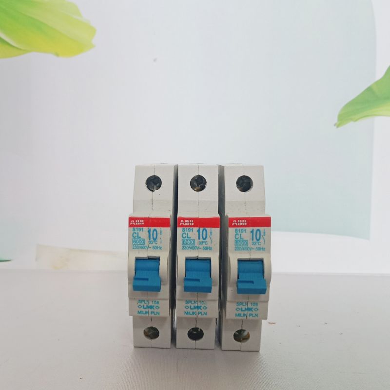 Jual Mcb modif PLN ABB s191 mcb modif PLN ABB 2a 4a 6a 10a 16a 20a 25a 35a 50a mcb modif anti ...