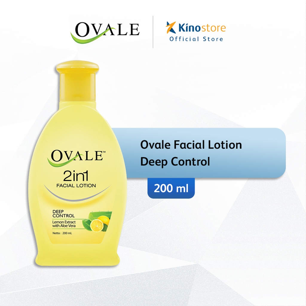 Jual Ovale Facial Lotion Deep Control 200ml | Shopee Indonesia
