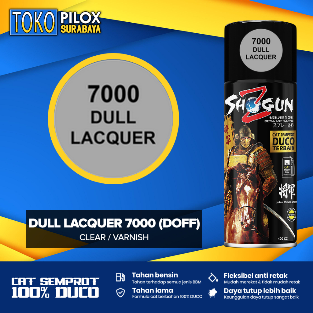 Jual Cat Semprot Pilox Clear Coating Cat Pernis Doff/Matte - Shogun Z ...