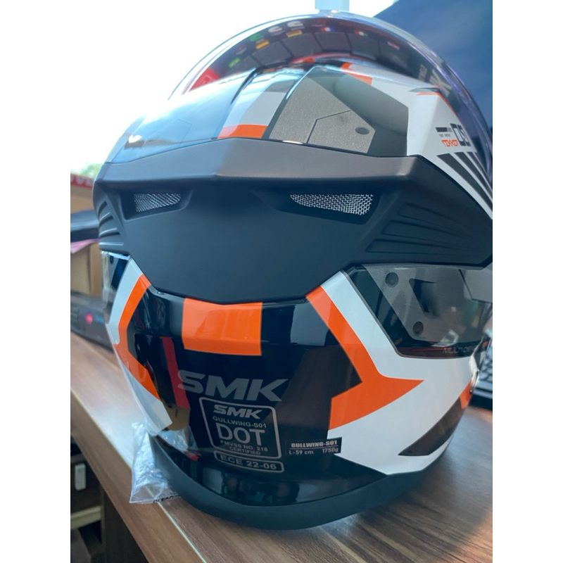 Jual Helm Fulface Modular SMK tipe Gullwing Tekker GL217 | Shopee Indonesia
