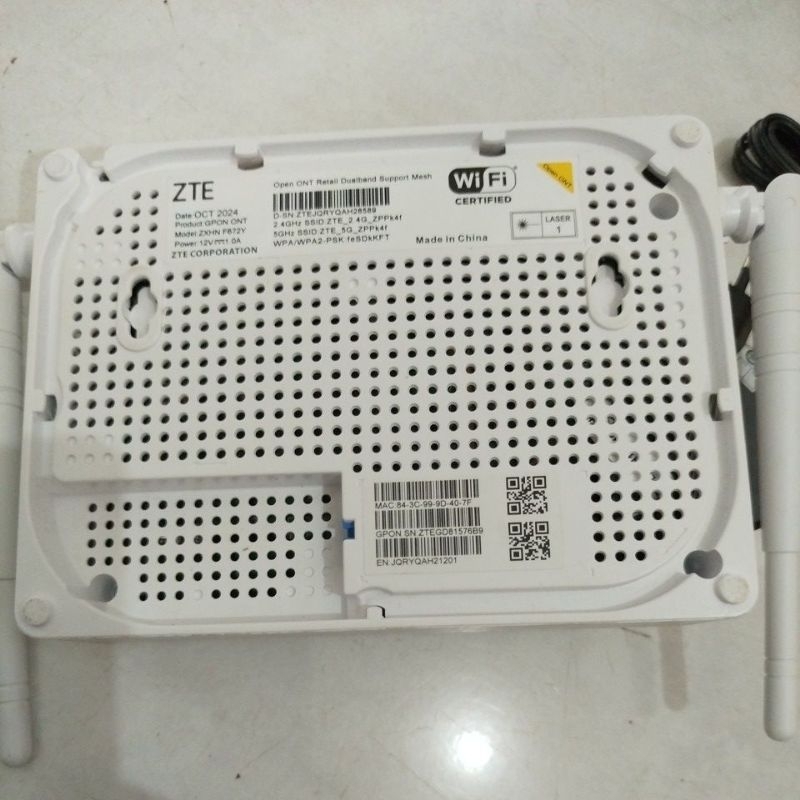 Jual router gpon ont zte f672y second dualband | Shopee Indonesia