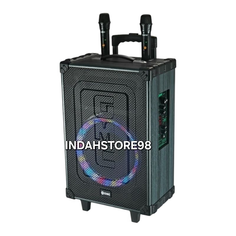 Jual Speaker Portable 12 inch GMC 883H Bluetooth Free 2 Mic Wireless ...