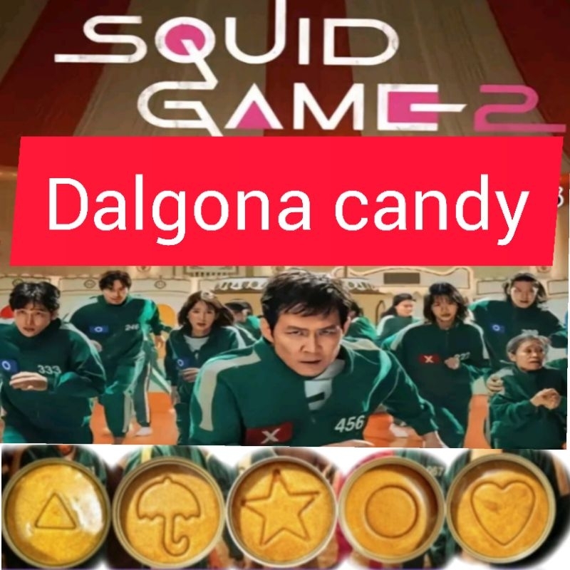 Jual DALGONA CANDY VIRAL/SQUID GAME/PERMEN DALGONA SQUID GAME UKURAN 8-9CM | Shopee Indonesia