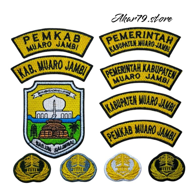 Jual BORDIR ATRIBUT ASN PNS LOGO LOKASI KABUPATEN MUARO JAMBI | Shopee ...