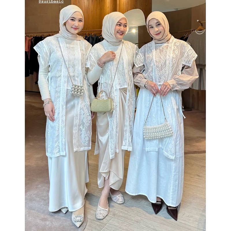 Jual Kelana Outer / Outer Brukat/ Lace Outer/ Outer Kebaya/ Kebaya ...