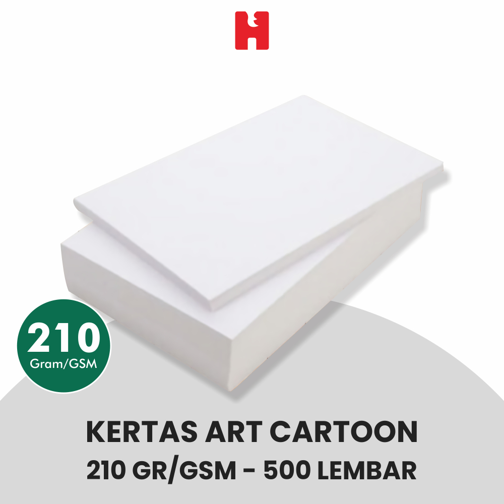 Jual Kertas Art Carton/Art Cartoon 210 GSM/Gramasi - Isi 500 Lembar ...