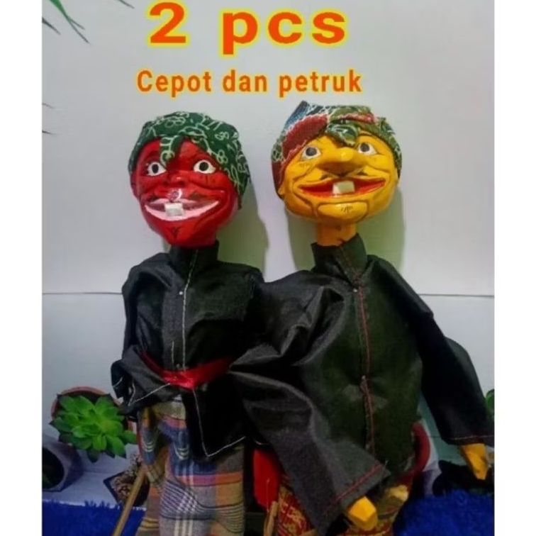 Jual wayang golek Cepot berikut dewala 2 pcs | Shopee Indonesia