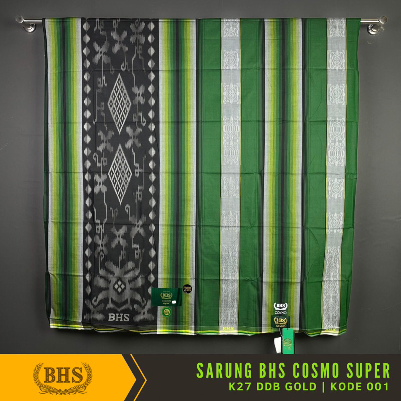 Jual [Garansi Original] Sarung BHS Cosmo SUPER Gold Motif K27 DDB Dobby ...