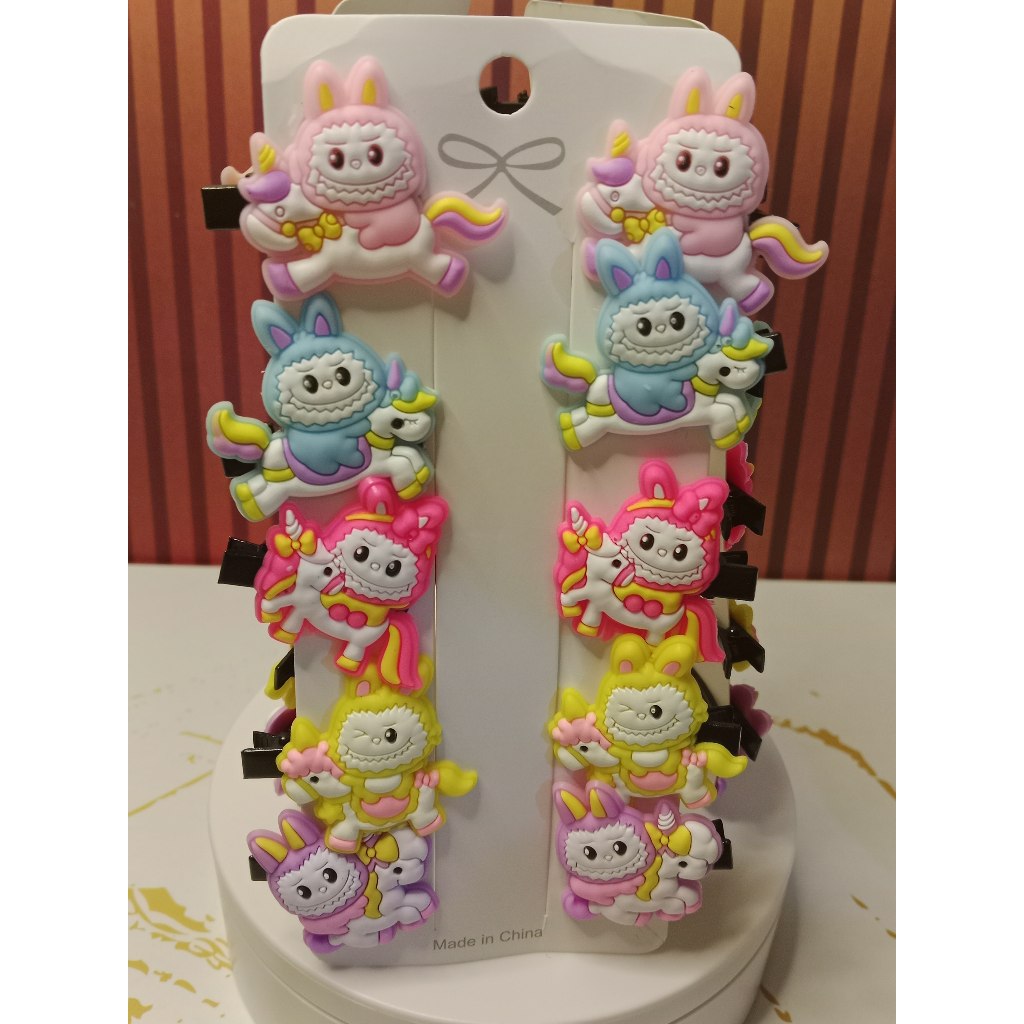 Jual JEPITAN ANAK JEPIT PONI WARNA WARNI KARAKTER LABUBU | Shopee Indonesia