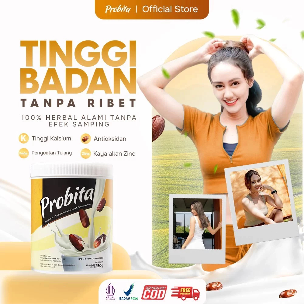Jual Probita Susu Kurma Peninggi Badan Kaya Nutrisi & Tinggi Kalsium ...