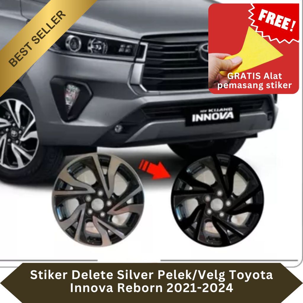 Jual Stiker Delete Silver Pelek / Velg Toyota Innova Reborn 2021-2024 ...
