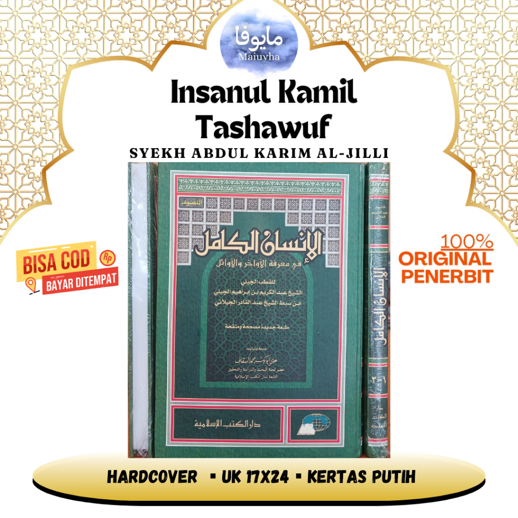Jual [Original DKIslamiyah] Kitab Al Insan Al Kamil Tashawuf - Al ...