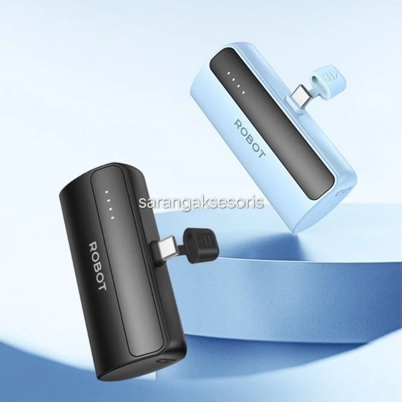 Jual Robot RT045C Power Bank Mini 4500mAh 12W Type C Travel Charger RT ...