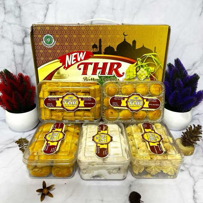 Jual Paket Kue Lebaran Thr Besar Isi 6 Nastar Coklat Putri Salju Idul ...