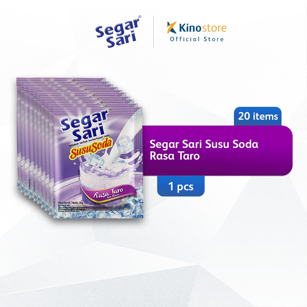 Jual Segar Sari Susu Soda Rasa Taro | Shopee Indonesia