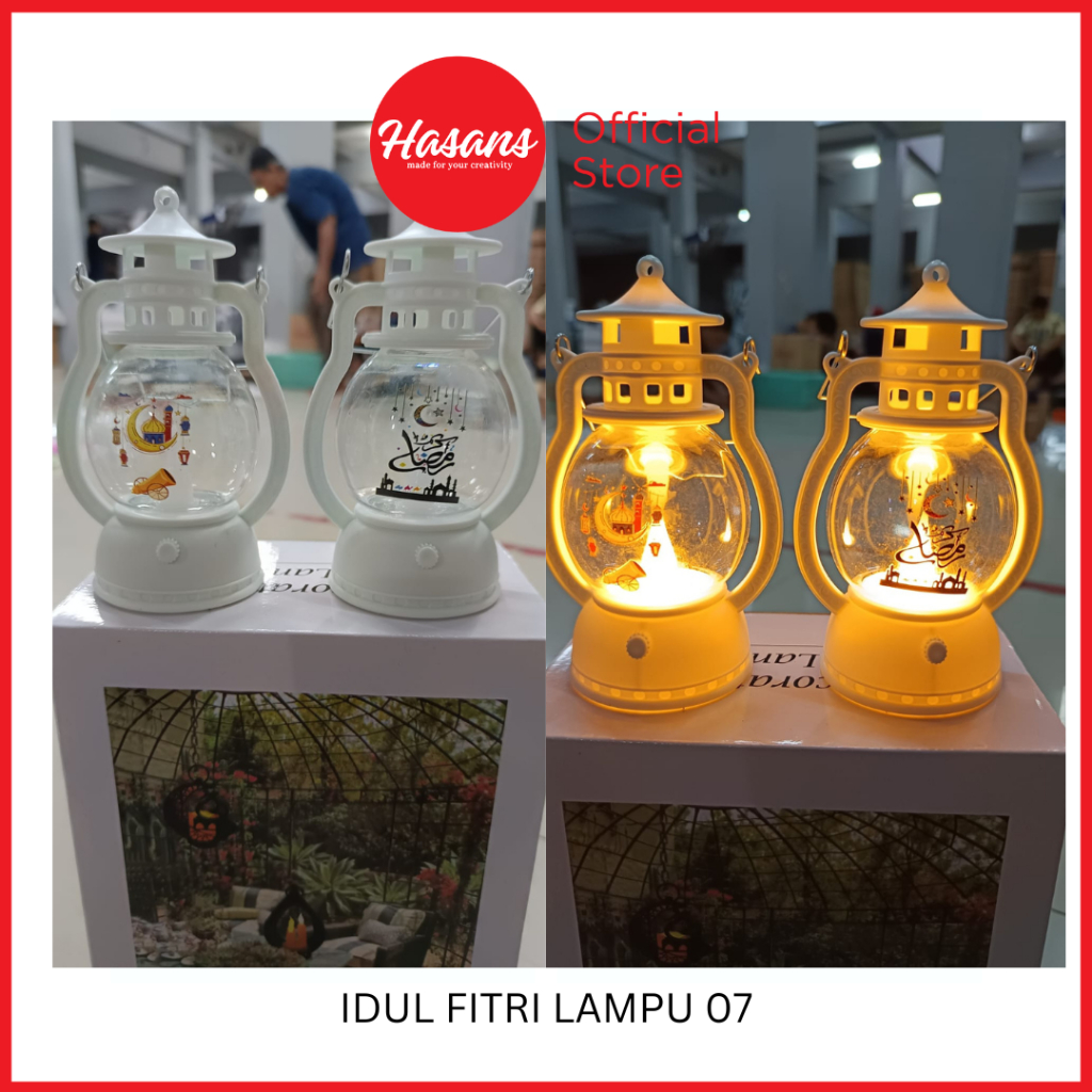 Jual Lampu Led Ramadhan Bentuk Lentera Malam Motif Idul Fitri ...