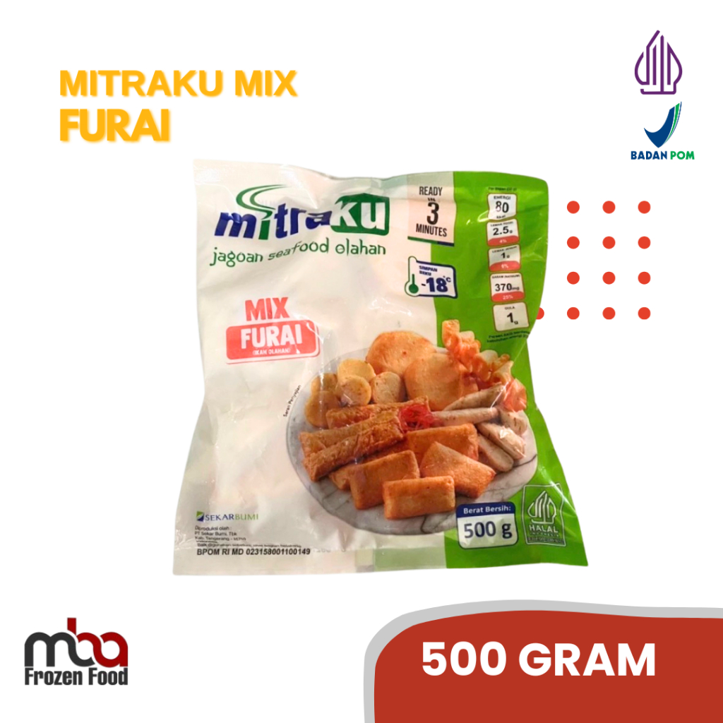 Jual Mitraku Mix Furai Seafood 500gr /Siomay /Ikan /Nugget /Dimsum ...