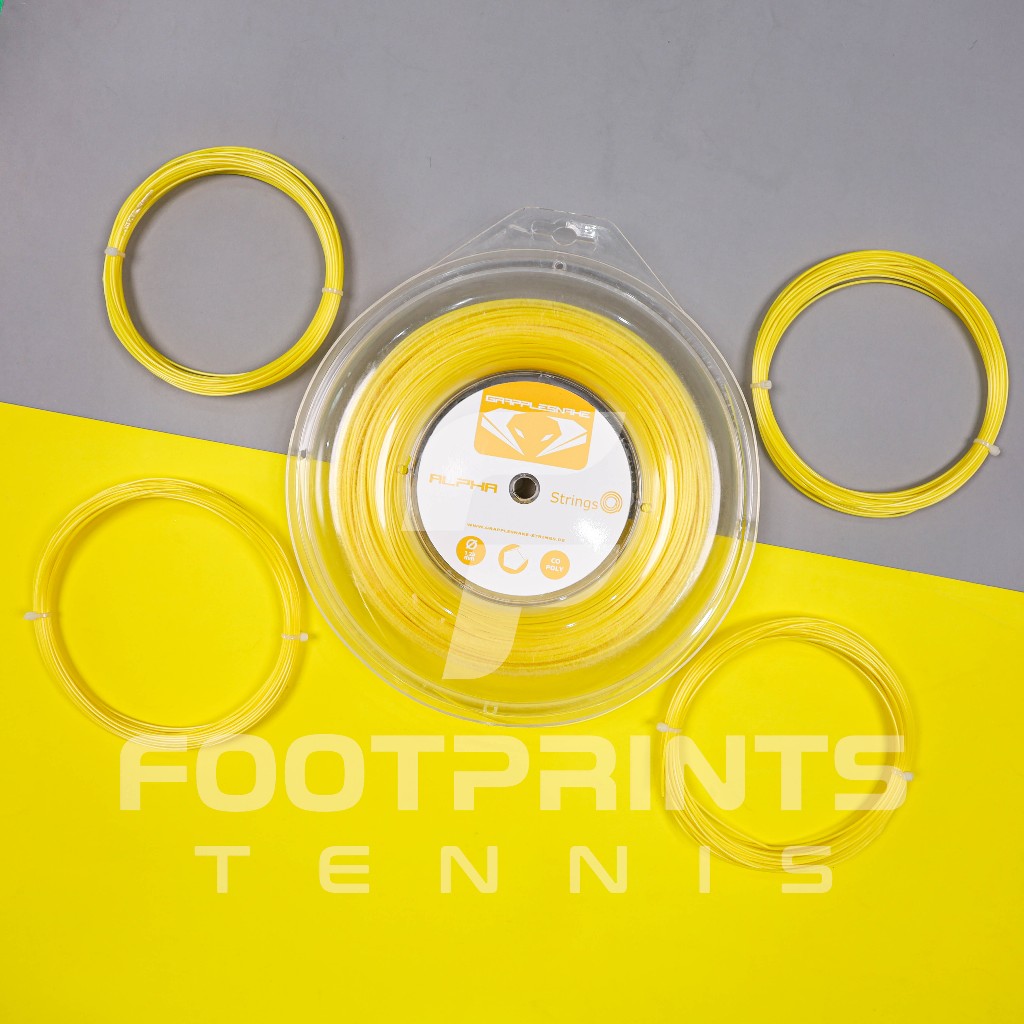Jual Grapplesnake Alpha Yellow Senar Raket Tenis Tennis Strings ...