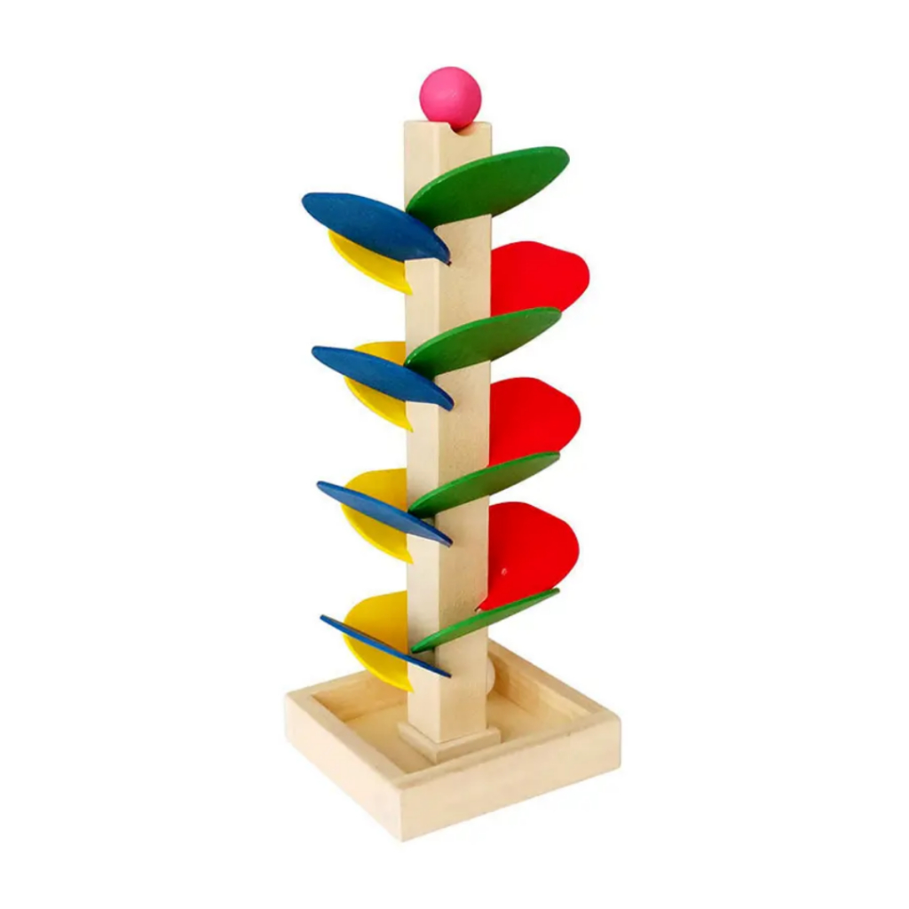 Jual [planet] Mainan Edukasi Anak Puzzle Blok Daun Menara Pohon - Tower ...