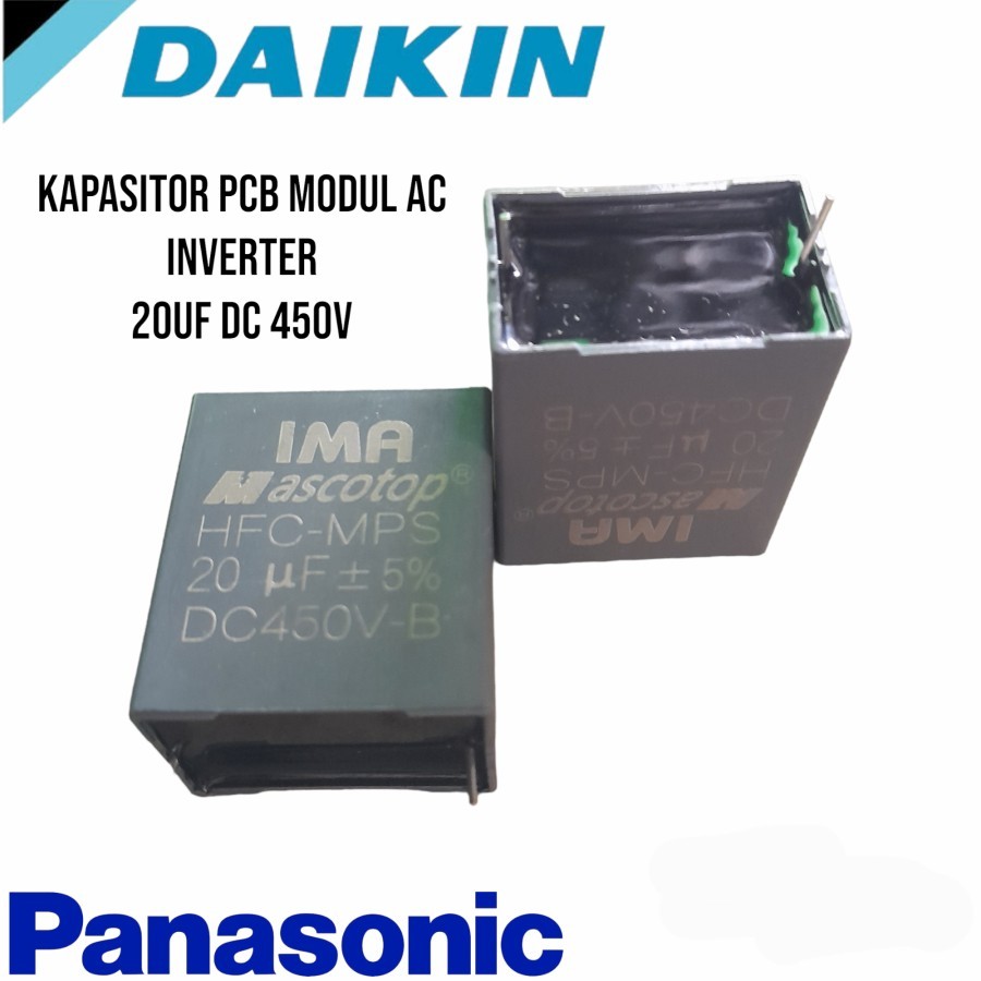 Jual Kapasitor PCB Modul AC Inverter 20UF DC 450V DAIKIN Panasonic ...