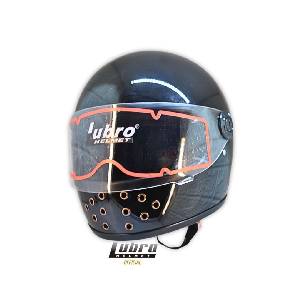 Jual Helm Fullface Retro Gringgo Premium Ruby Kancing Sni | Shopee ...