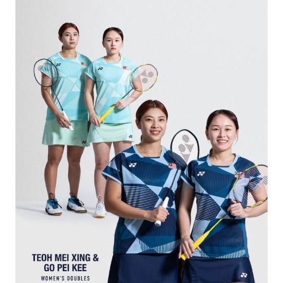 Jual Kaos Jersey Badminton Worn By Teoh Mei Xing, Go Pei Kee 10636 2025 ...