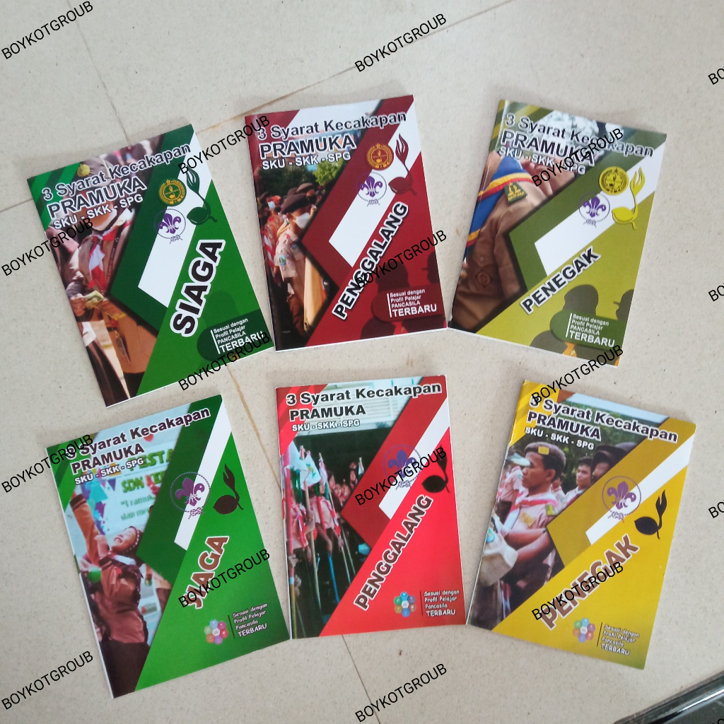 Jual 20 biji buku sku buku skk buku spg 3 in 1 buku pramuka siaga penggalang penegak | Shopee ...